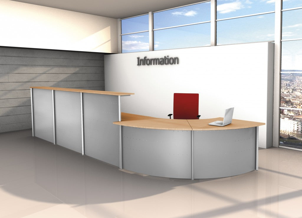 Genua TYP5 Empfangstheke Theke Empfang Rezeption Arzttheke Buche Silbe