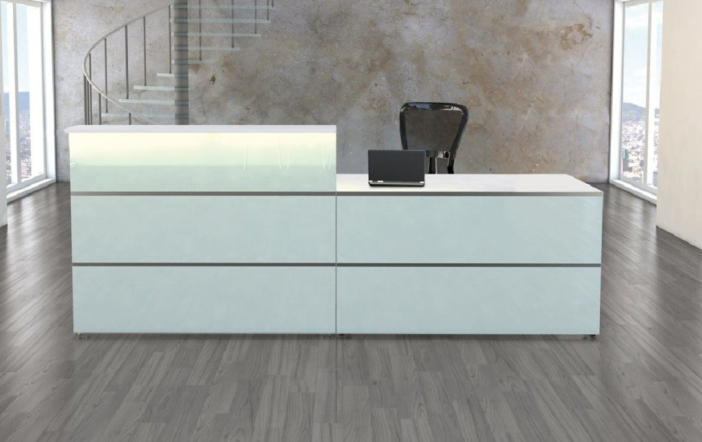 Atlantis NEW TYP2 Empfangstheke Theke Empfang Rezeption Arzttheke Glas